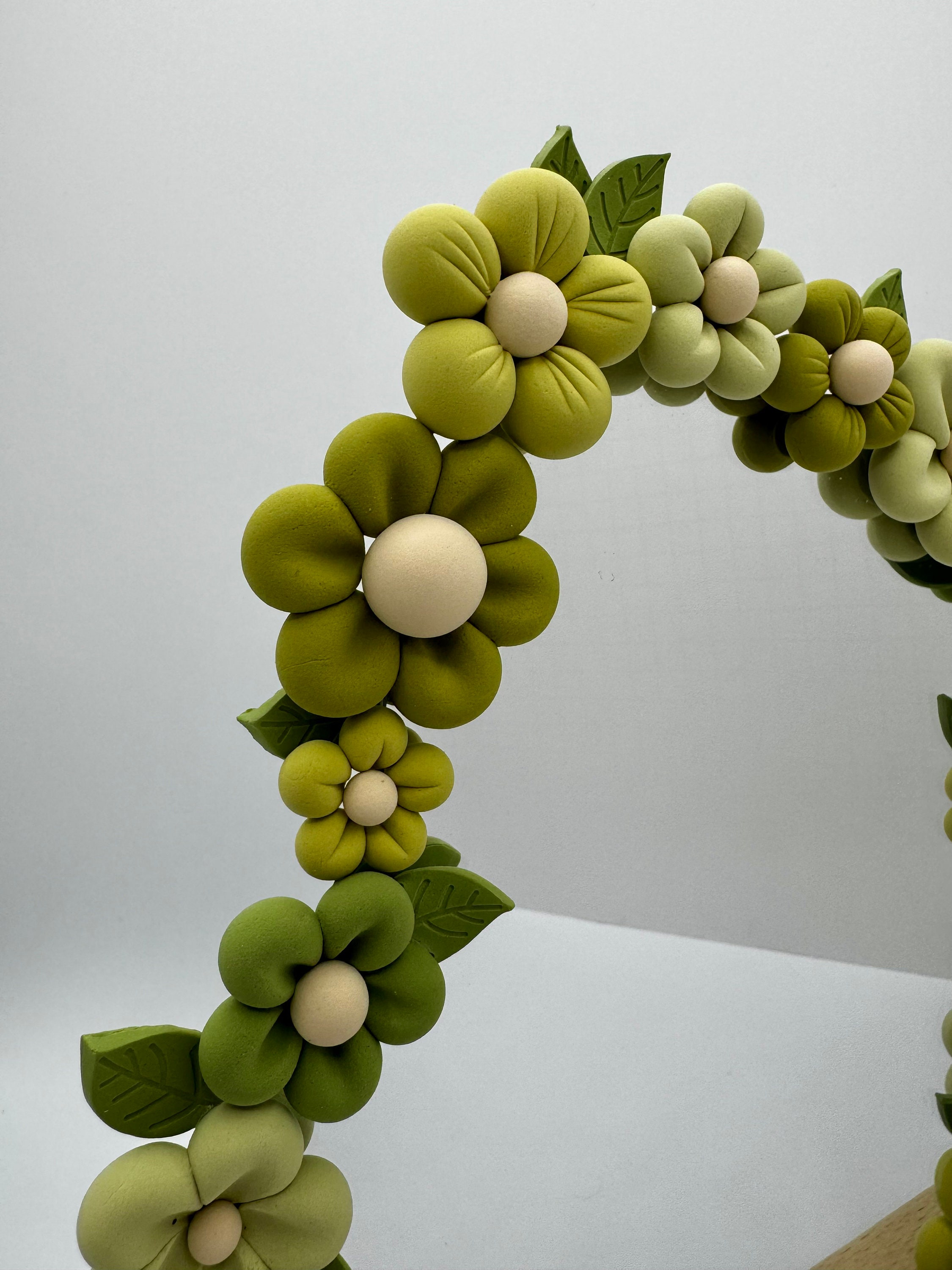 CREATE YOUR OWN Wavy Floral Mirror With Leafs - Etsy