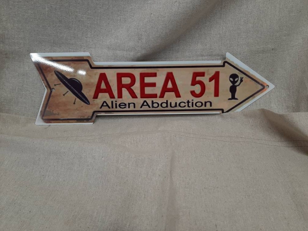 Area 51 5x16 Sublimation Sign - Etsy