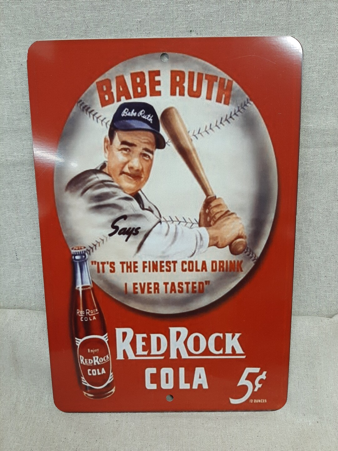 Babe Ruth 8x12 Sublimation Sign - Etsy