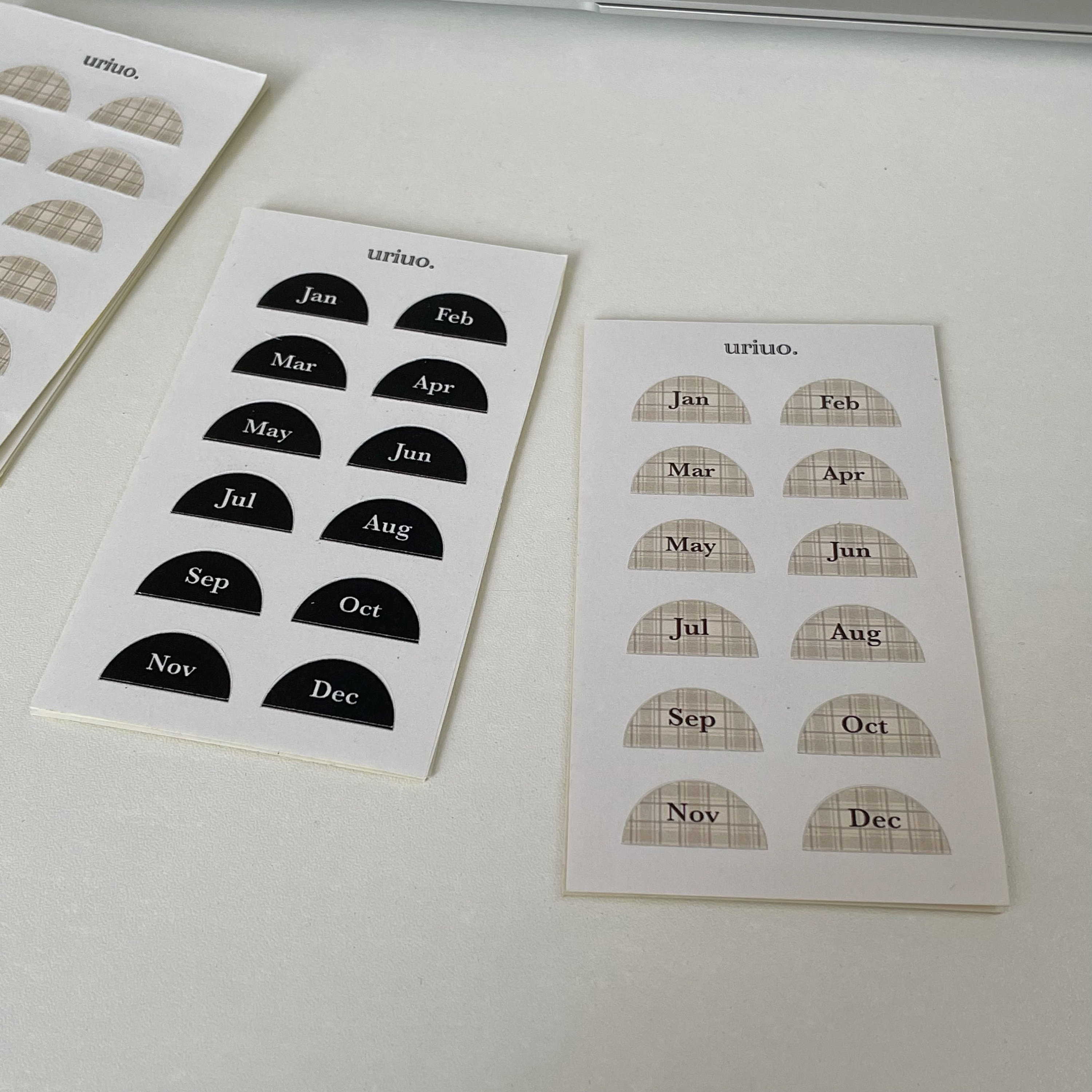 Months & Weeks Stickers - Etsy