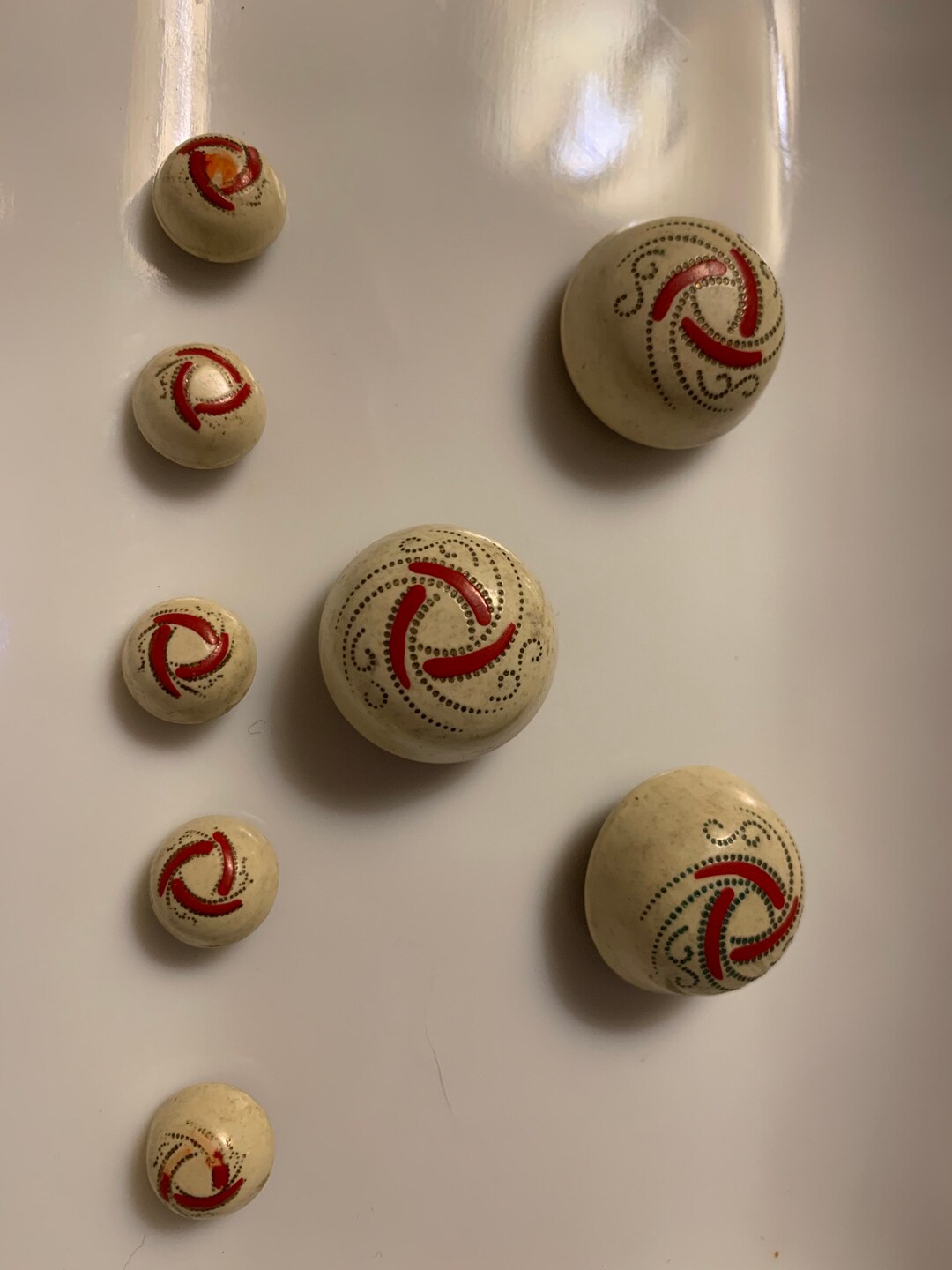 Vintage Art Deco Buttons - Etsy