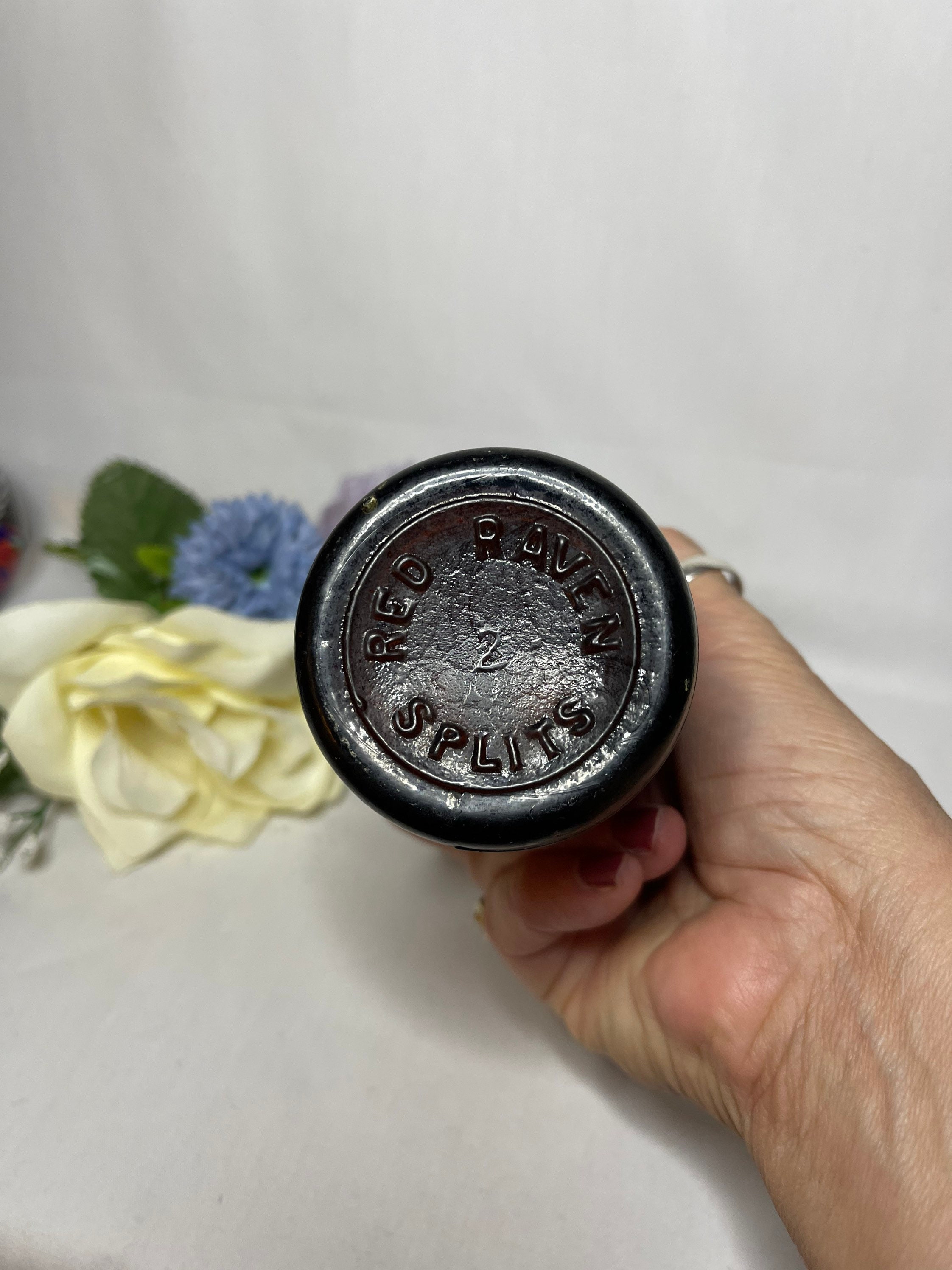 Red Raven Splits Brown Bottle 1890-1930 - Etsy