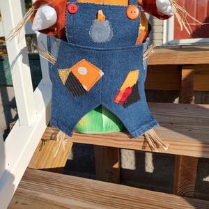 Porch Goose Outfit - Fall "henry the Scarecrow" Lawn Goose Outfit ...