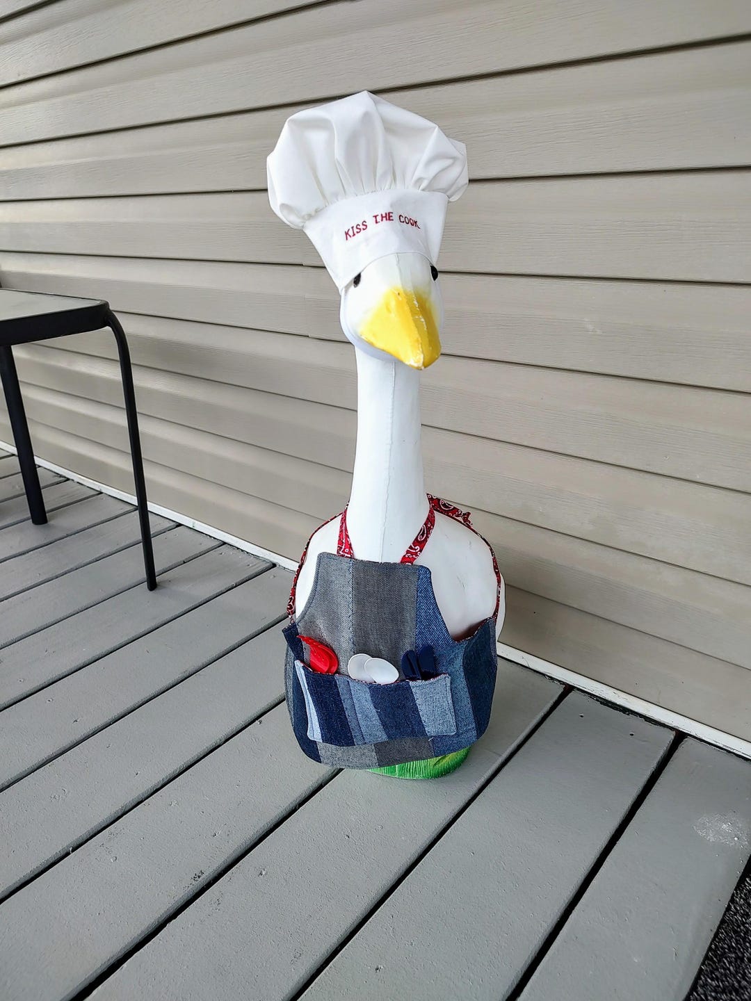 Goose Outfit - "george the Kissing Cook" - Ideal Porch Goose - Fits 23 ...