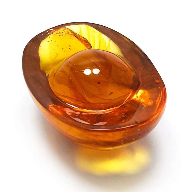 Lucky Bowl Figurine | Amber Collectible, Genuine Natural Amber, Unique ...