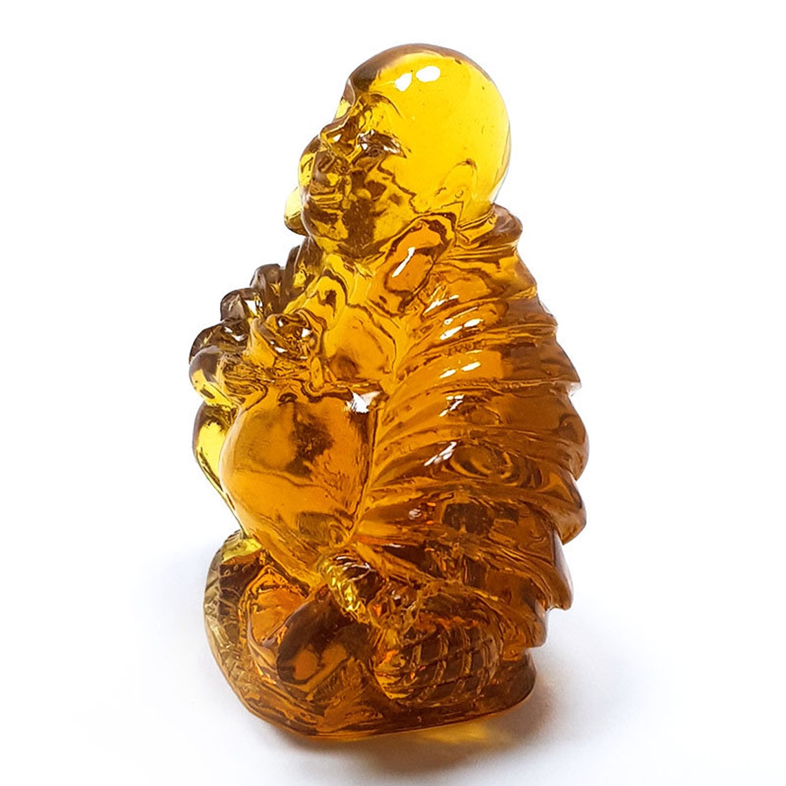 Genuine Amber Buddha Sculpture | Amber Collectible | Handmade | Unique ...
