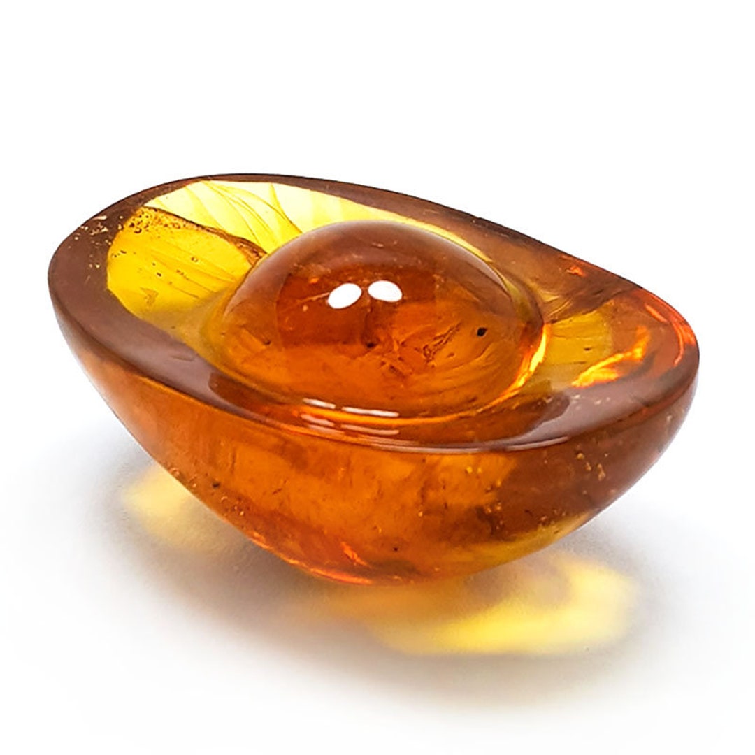 Lucky Bowl Figurine | Amber Collectible, Genuine Natural Amber, Unique ...