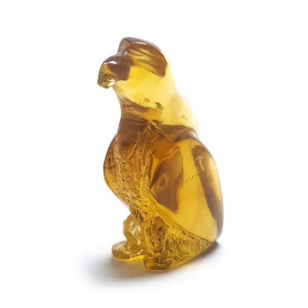 Natural Amber Bird Sculpture | Bird Figurine | Genuine Amber Bird ...