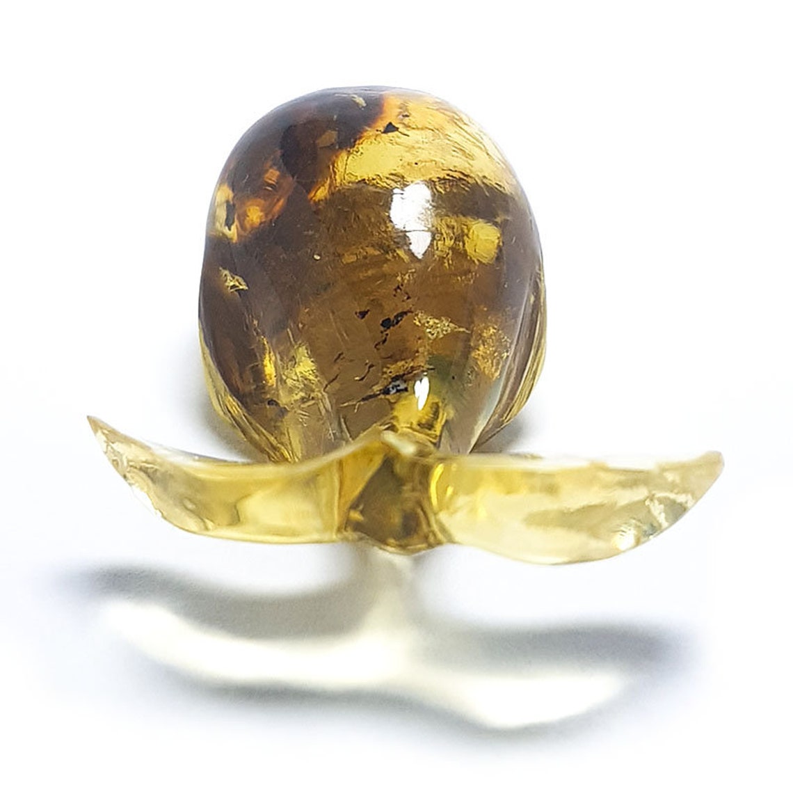 Excellent Whale Amber Figurine | Dominican Amber | Handcrafted Amber ...