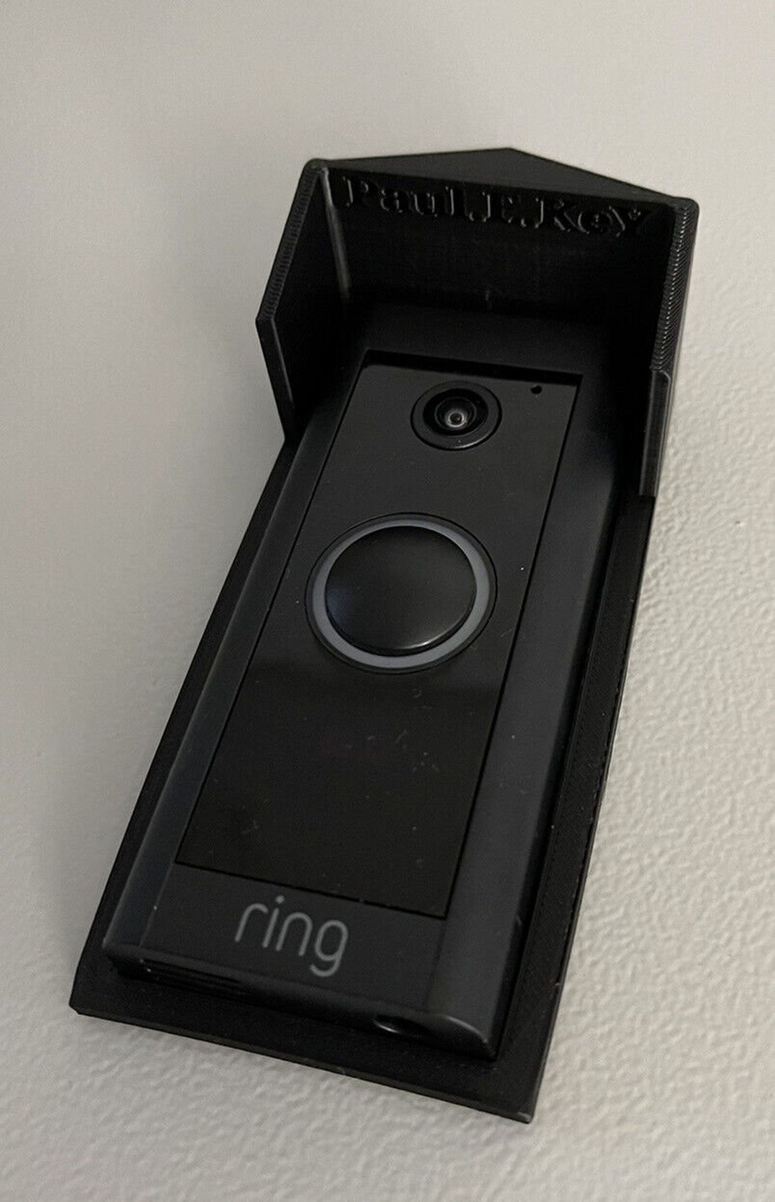 Rain Sun Cover for Ring Wired Video Doorbell Screw on Made in the Uk ...