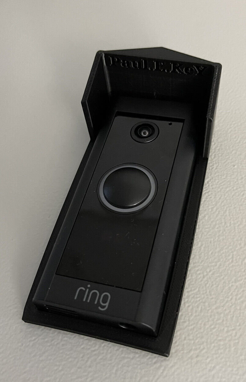 Rain Sun Cover for Ring Wired Video Doorbell Screw on Made in the Uk ...