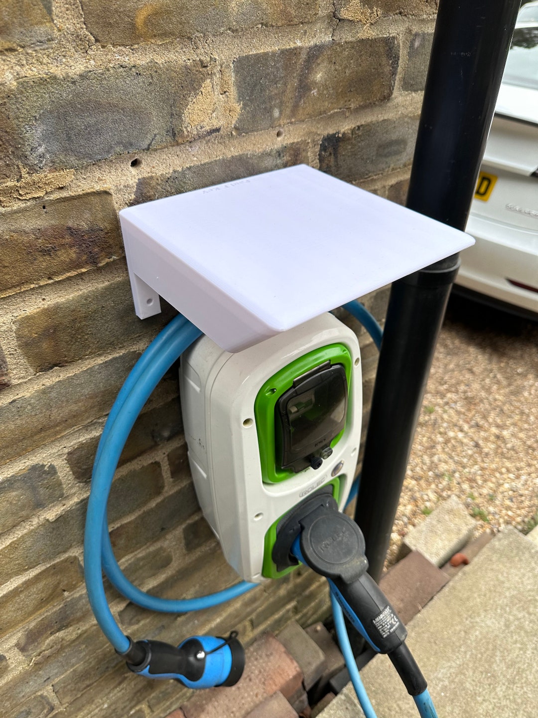 Large Ev Charger / Security Cctv Camera Rain Cover Housing Sun Shade ...