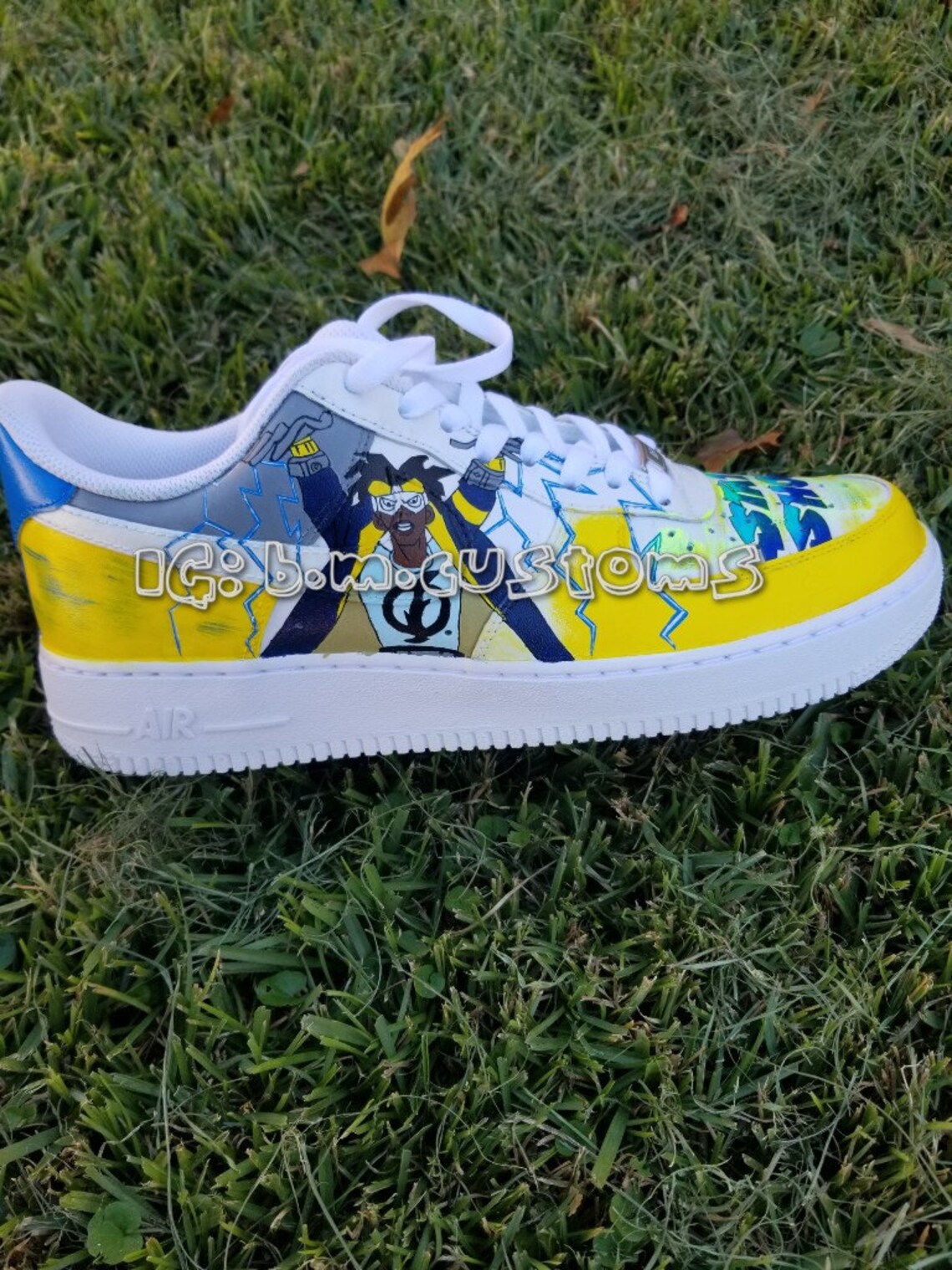 The Joker & Static Shock-custom Af1's - Etsy