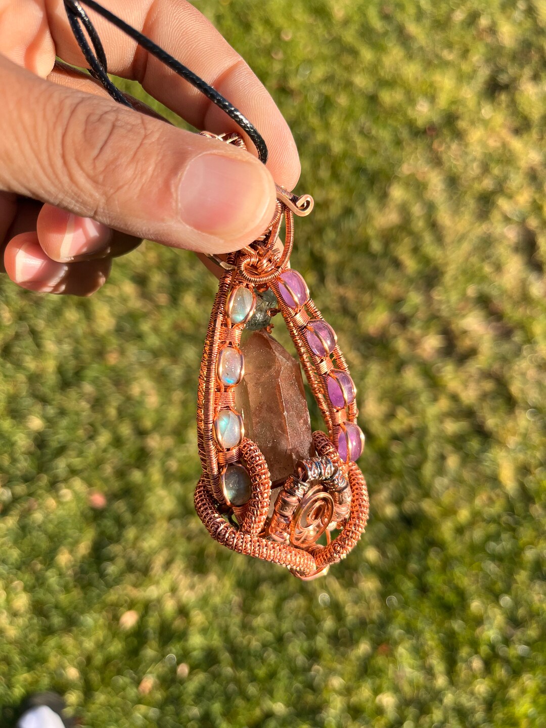Phantom Quartz Labradorite Amethyst Emerald Pink - Etsy