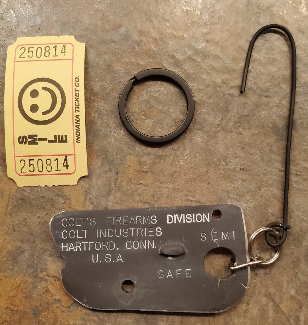 Colt M16A1 Keychain Made From a Real Machinegun Demil - Etsy