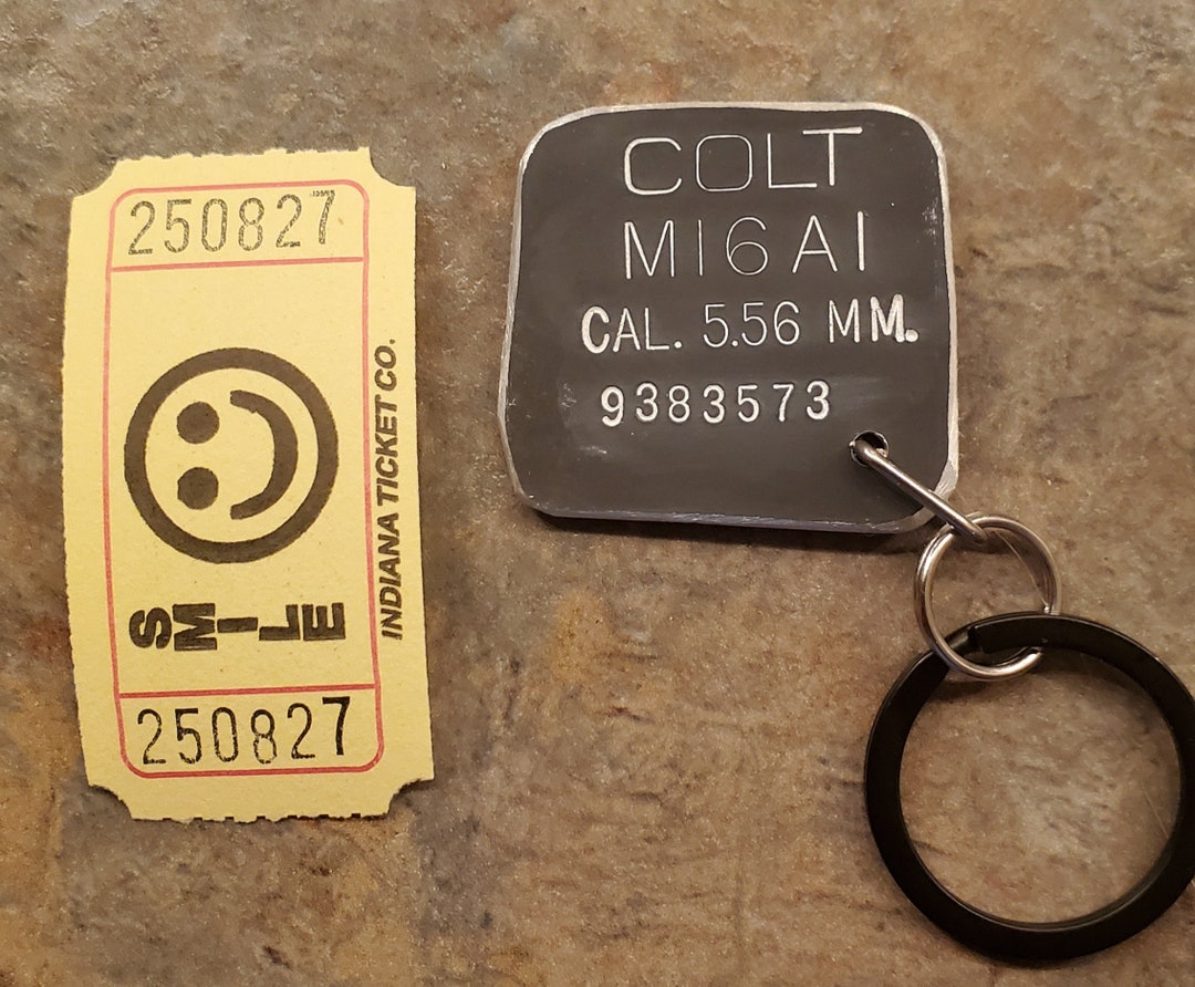Colt M16A1 Keychain - Etsy