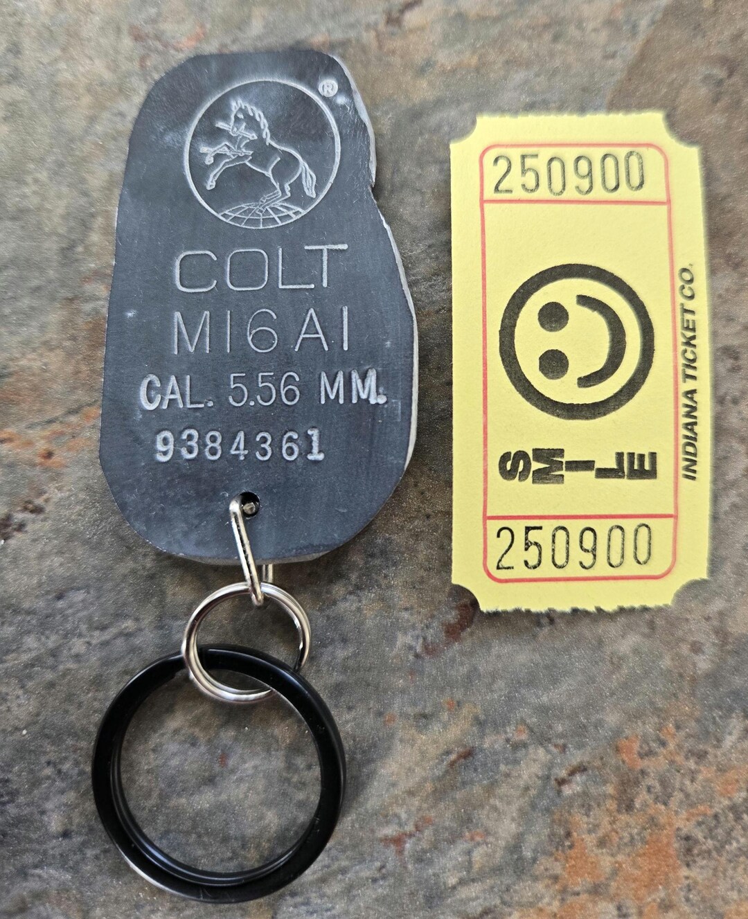 Colt M16A1 Keychain - Etsy