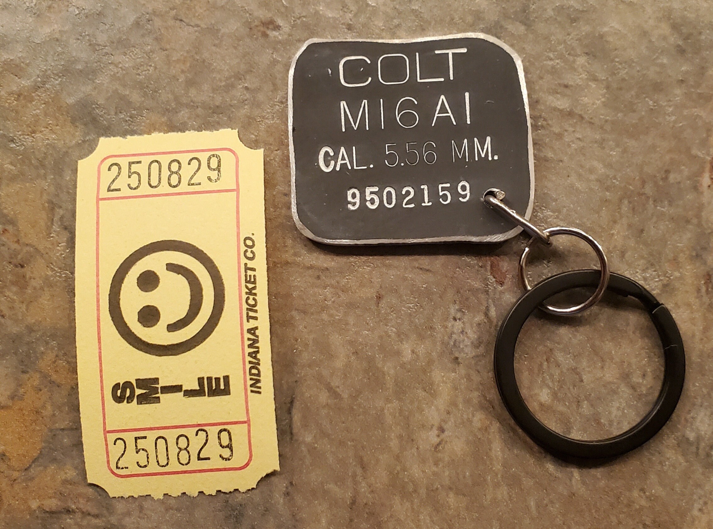 Colt M16A1 Keychain - Etsy
