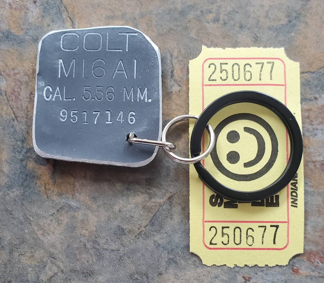 Keychain Made From Colt M16A1 - Etsy