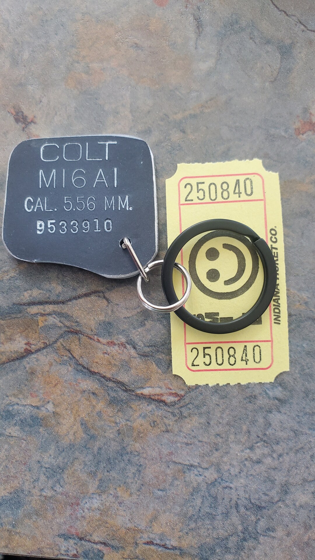 Colt M16A1 Keychain - Etsy
