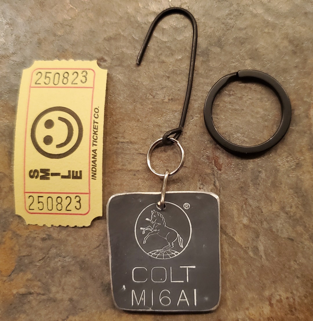 Colt M16A1 Keychain Made From a Real Machinegun - Etsy