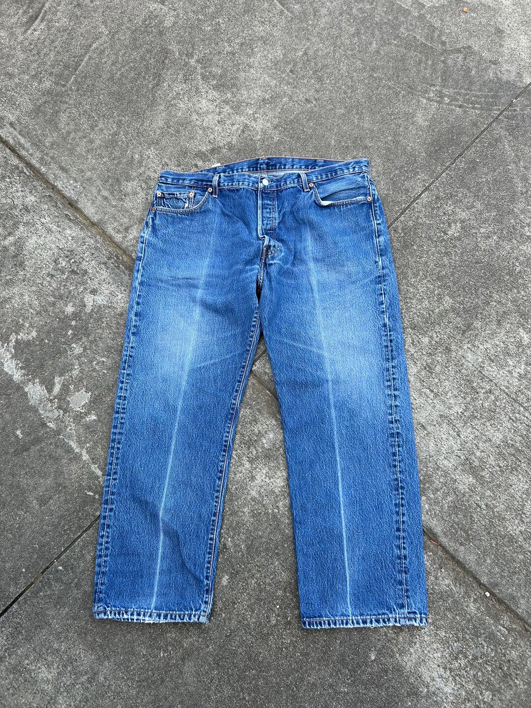 Vintage Early 2000s Levis 501 40x29tag 42x39 Button Fly 100% Cotton ...