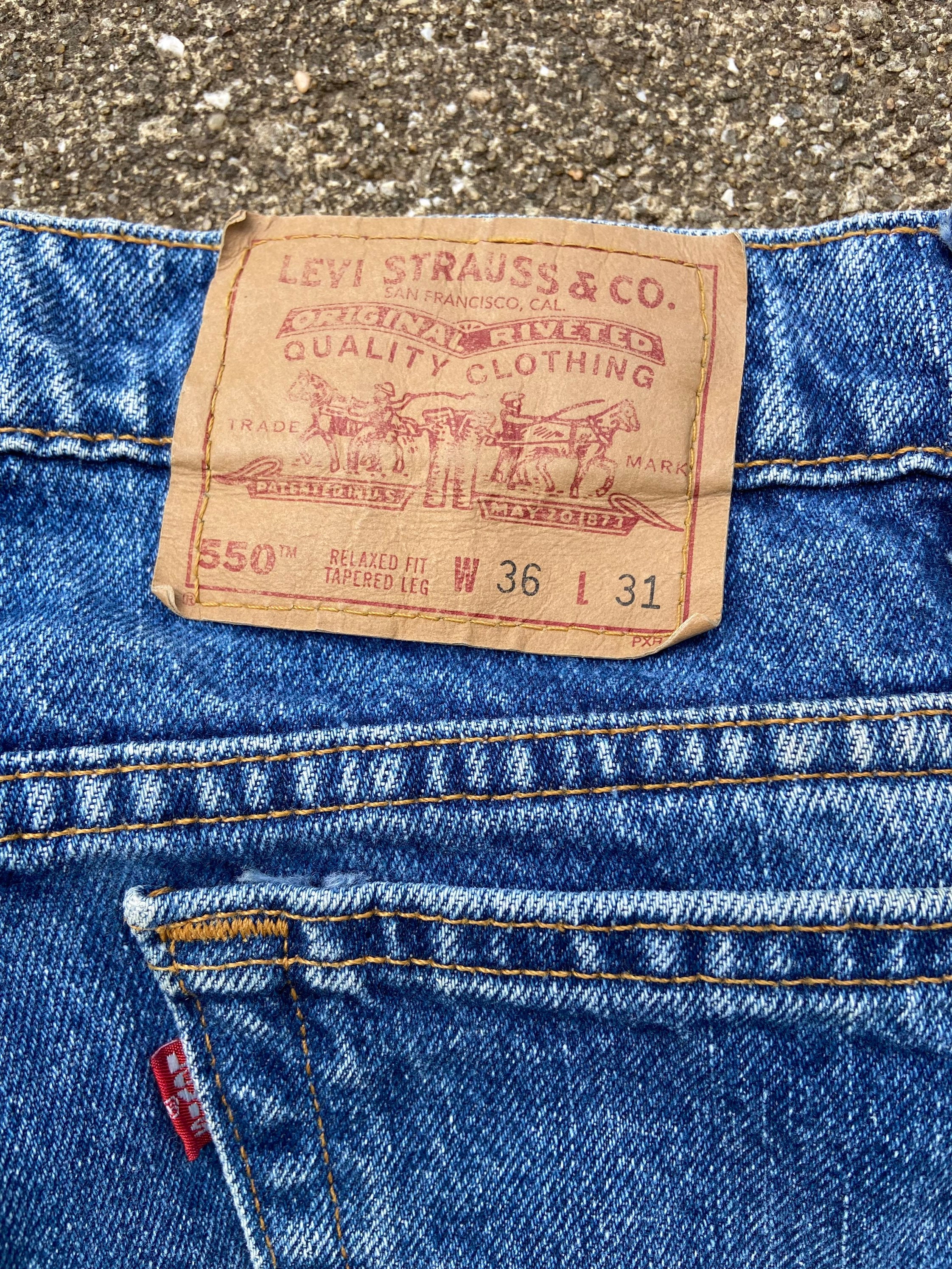 Vintage 90s 06/94 Levis Red Tab 35x30(tag Says 36x31) Denim Vintage 90s 06/94 Levis Red Tab 35x30(tag Says 36x31) Denim