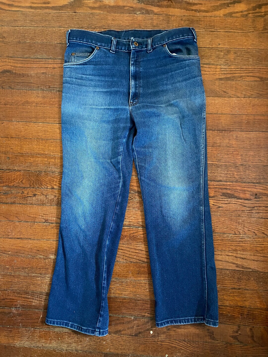 Vintage Denim Long Haul Jeans 34x28. Super Soft With Fantastic - Etsy