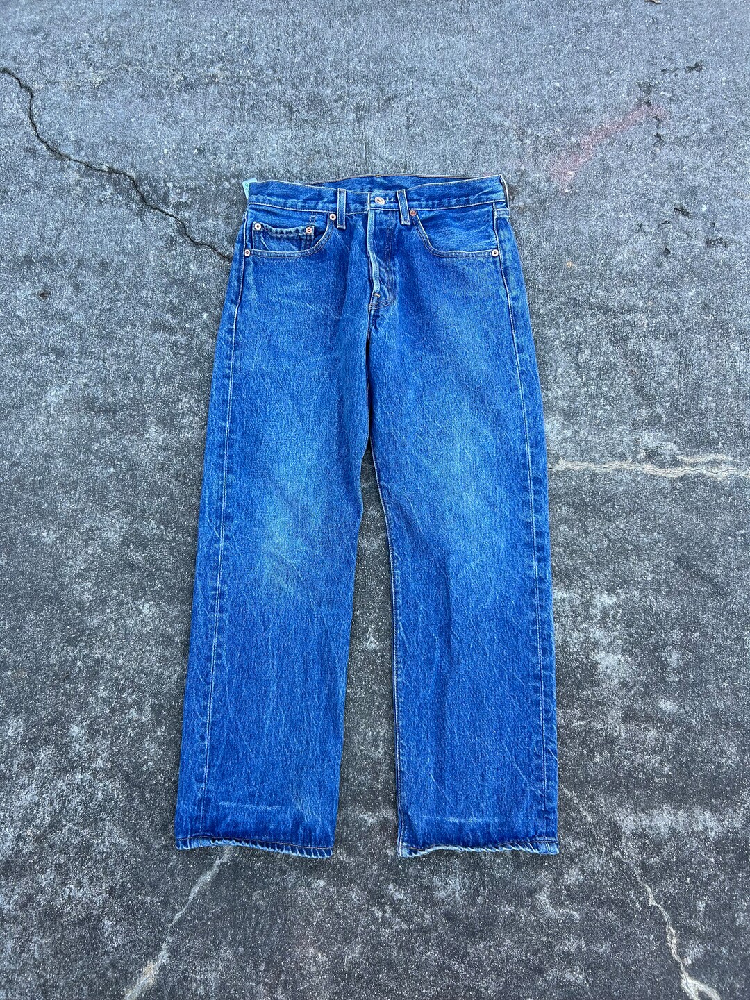 Vintage Levis 501 29x28tag 32x31 Button Fly 100% Cotton Denim Jeans ...