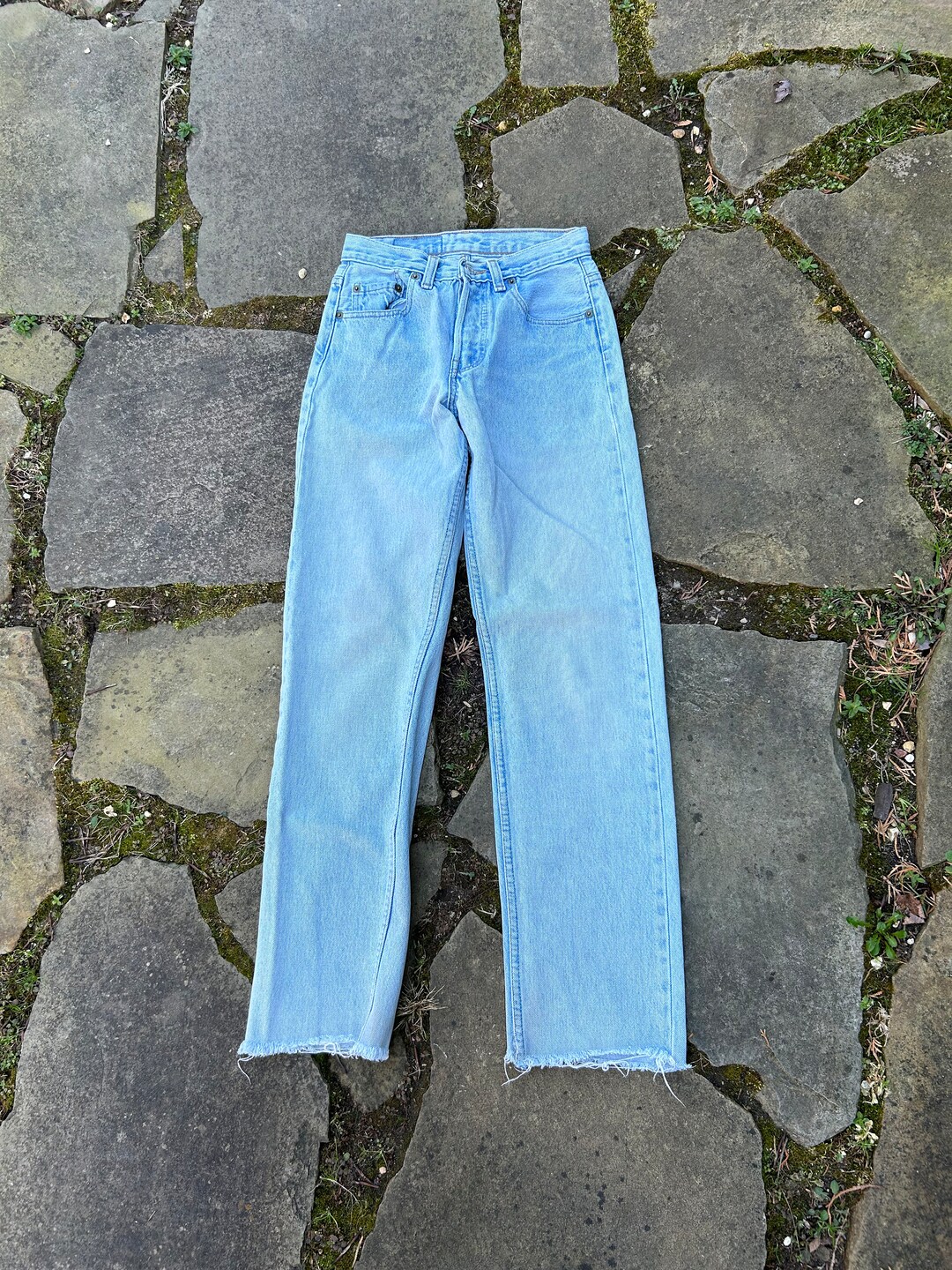 Vintage 90s Levis 501 24x31tag 28x32 Button Fly Red Tab Tapered 100% ...
