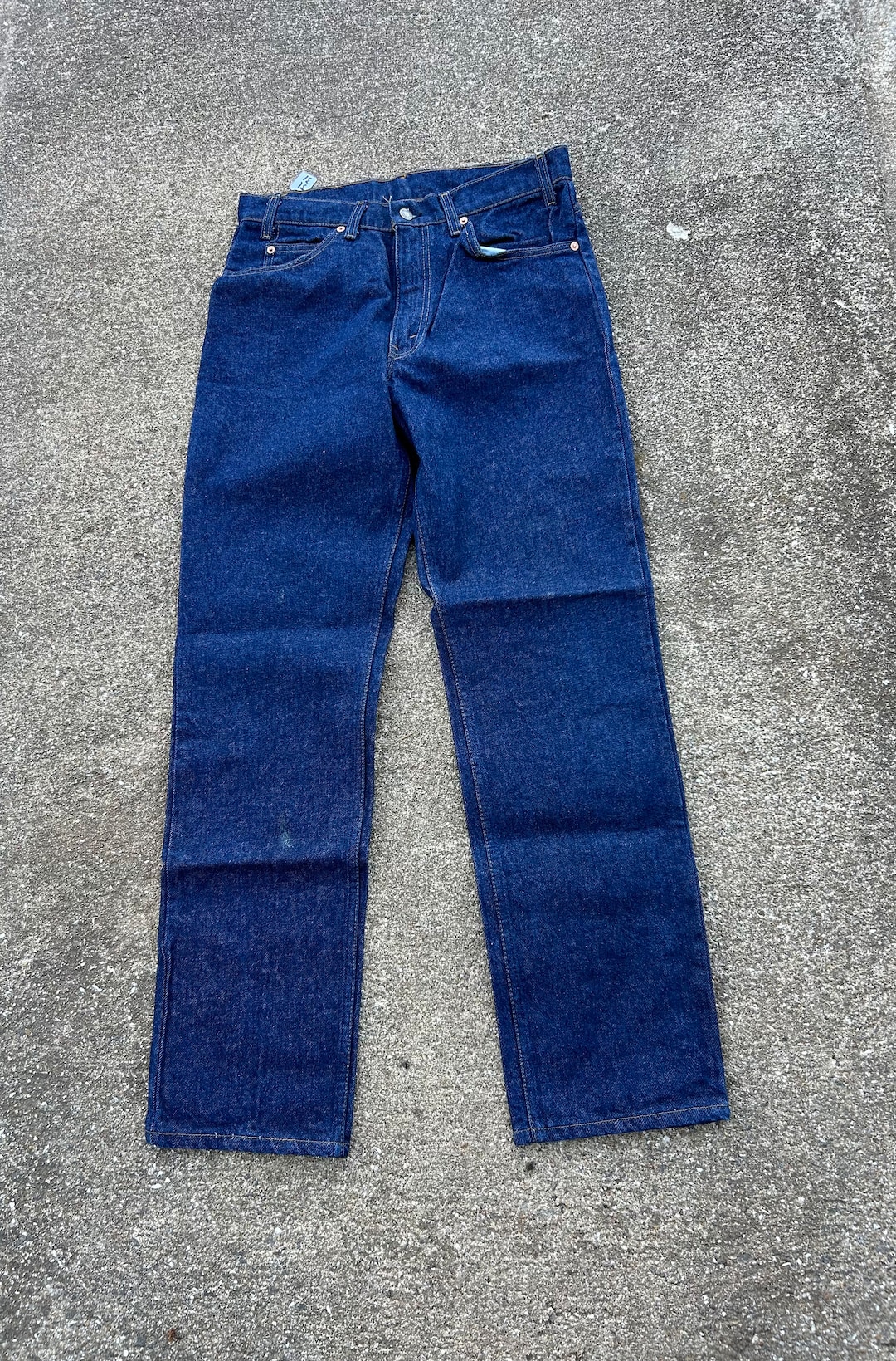 Vintage 80s Levis 509 Orange Tab 31x31tag 33x32 100% Cotton Denim Jeans ...