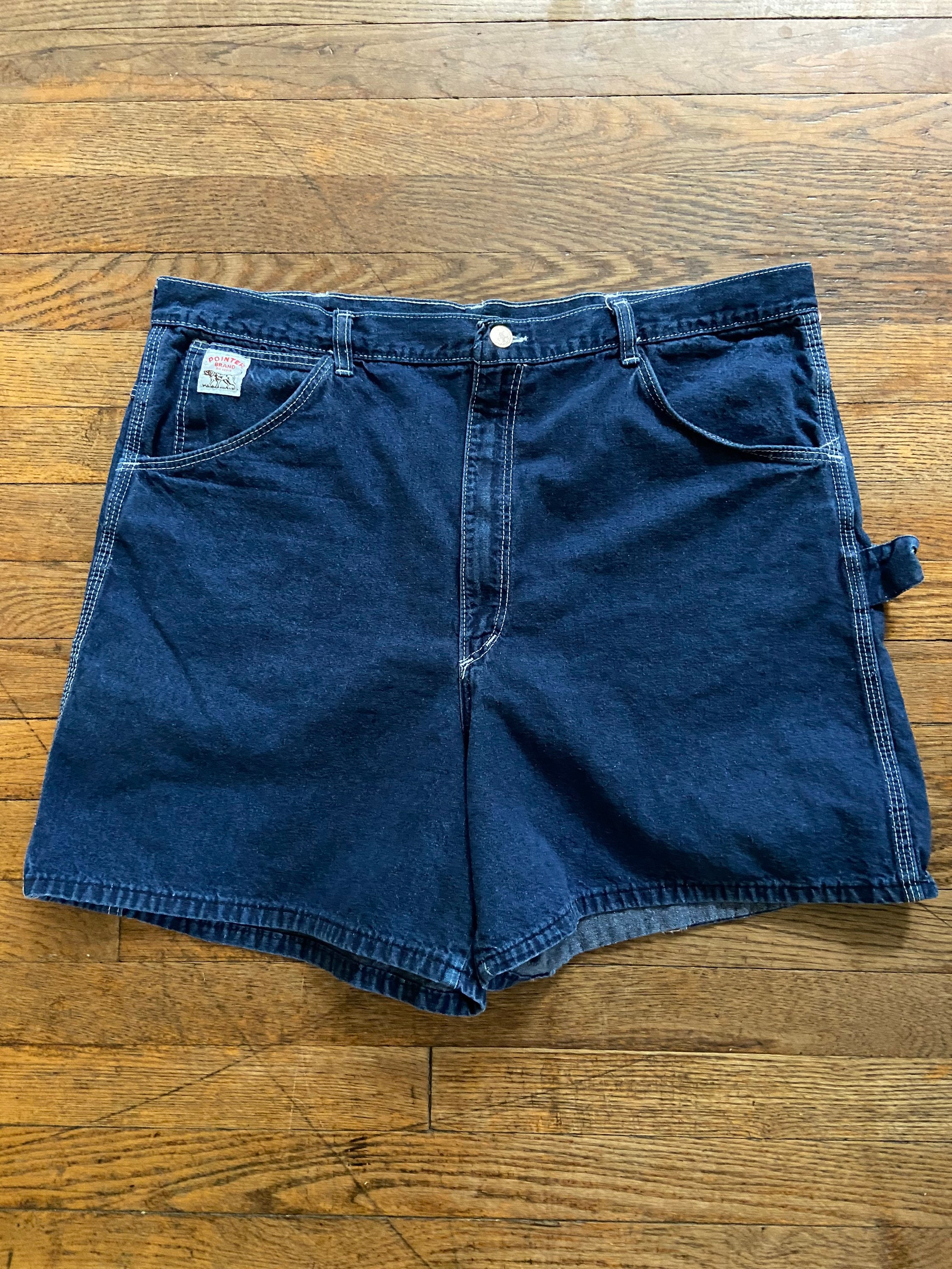 Vintage Pointer Brand Denim Shorts Waist 38. Made in the USA. - Etsy