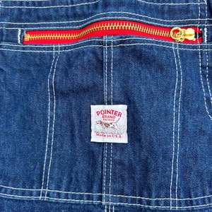 Pointer Brand Low Back Denim Overalls 30x29tag 34x30 Adjustable ...