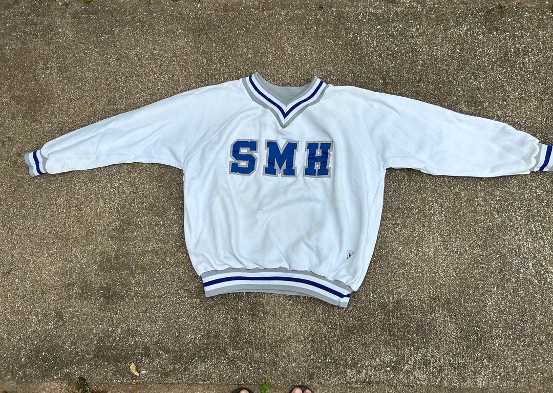 Vintage Varsity Brand Womens XL/XXL White Cheerleading Sweater. White ...