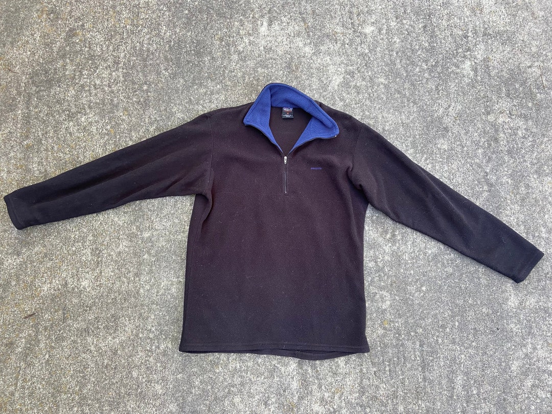 Vintage Black Patagonia Capilene Expedition Weight Smalltag Says Medium ...