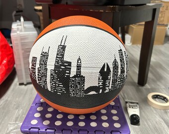 Custom Hand Painted Basketball - Personalized Graffiti Name or Name ...