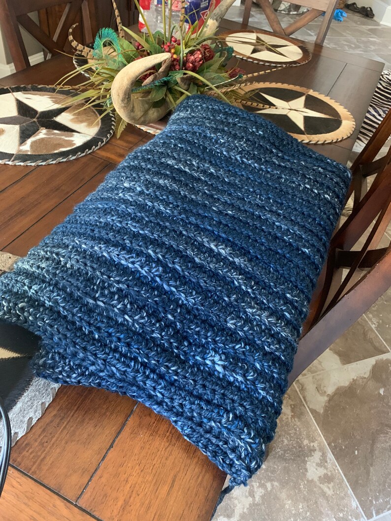 Beautiful Thick Rustic Crocheted Blankets - Etsy