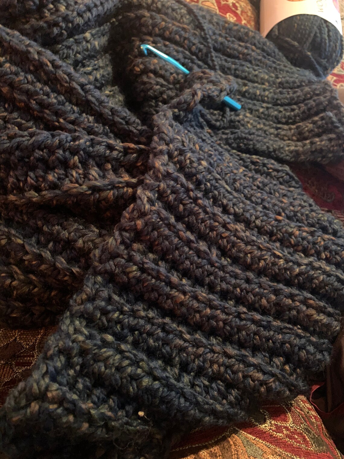 Beautiful Thick Rustic Crocheted Blankets - Etsy