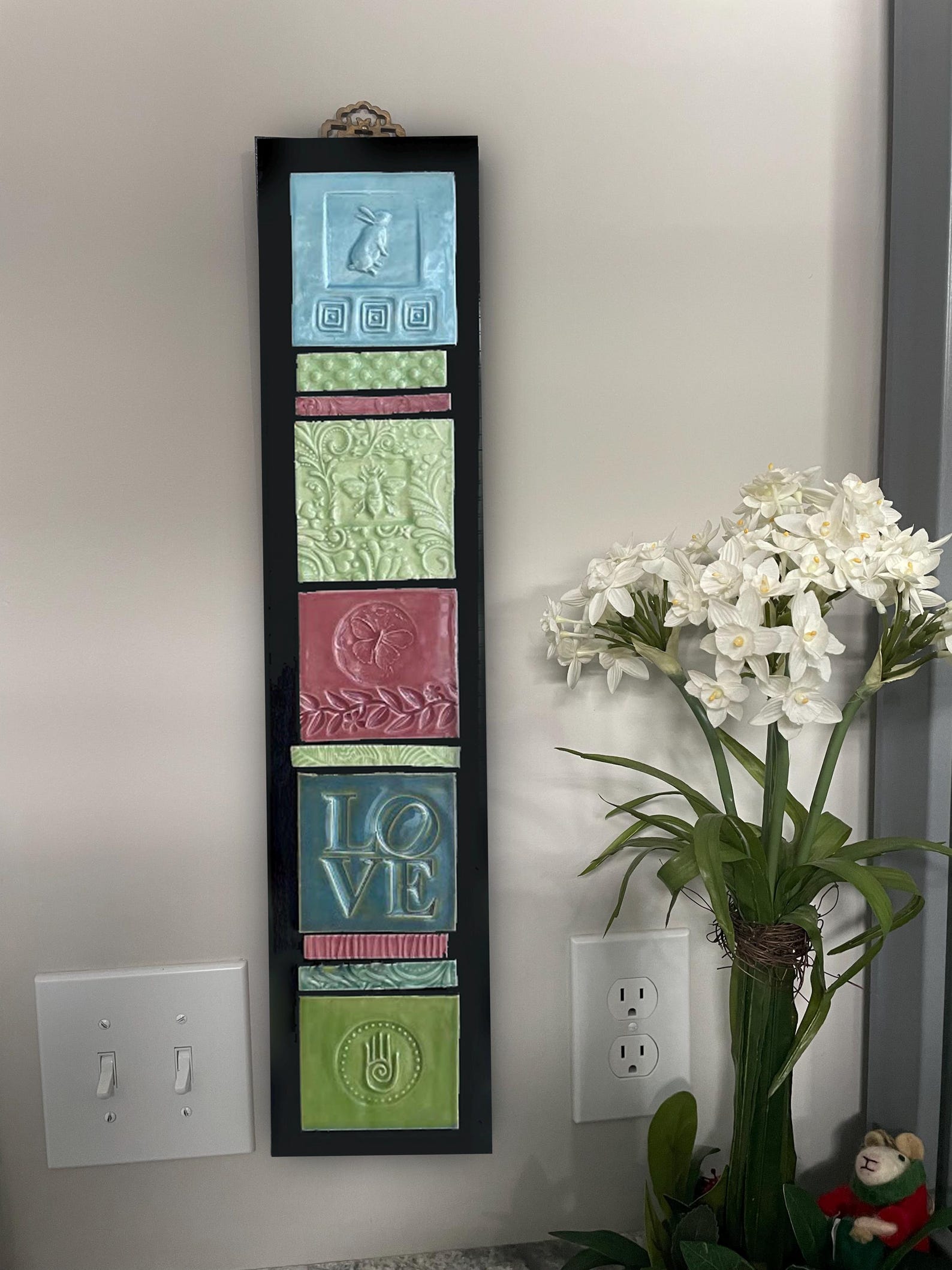 Ceramic Art Tile - Wall Hanging - Etsy