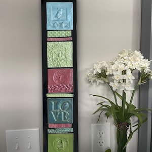 Ceramic Art Tile - Wall Hanging - Etsy