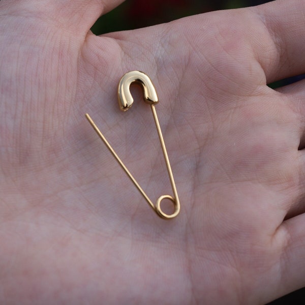 Safety Pin Earrings - Etsy