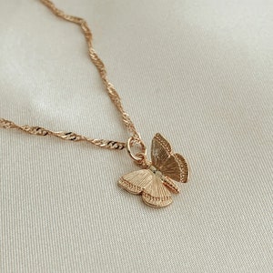 Butterfly Necklace - Etsy