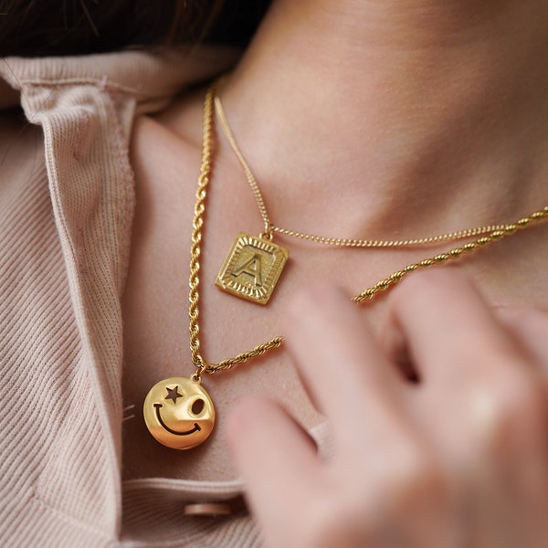 Smile Necklace - Etsy