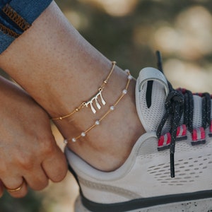 Angel Number Anklet by Babeina, 111 222 333 444 555 777 999 888 Anklet ...