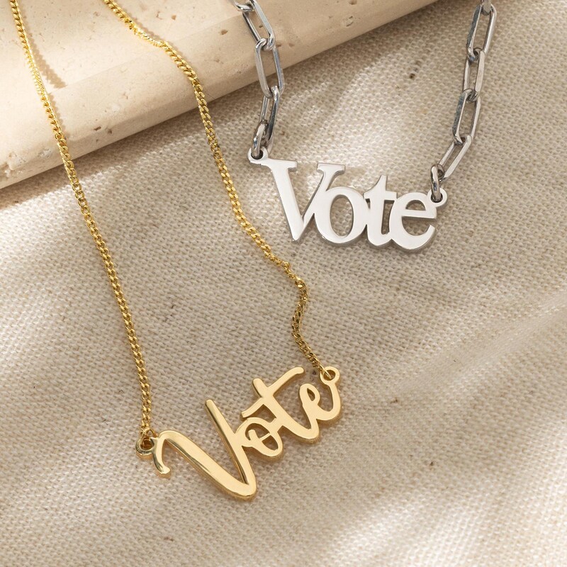 Vote Jewelry - Etsy