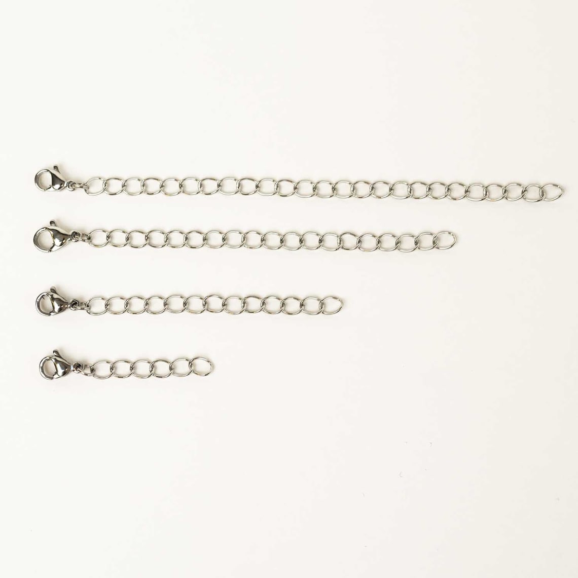 18K Gold Necklace Extender, Removable Extender, Chain Extender ...