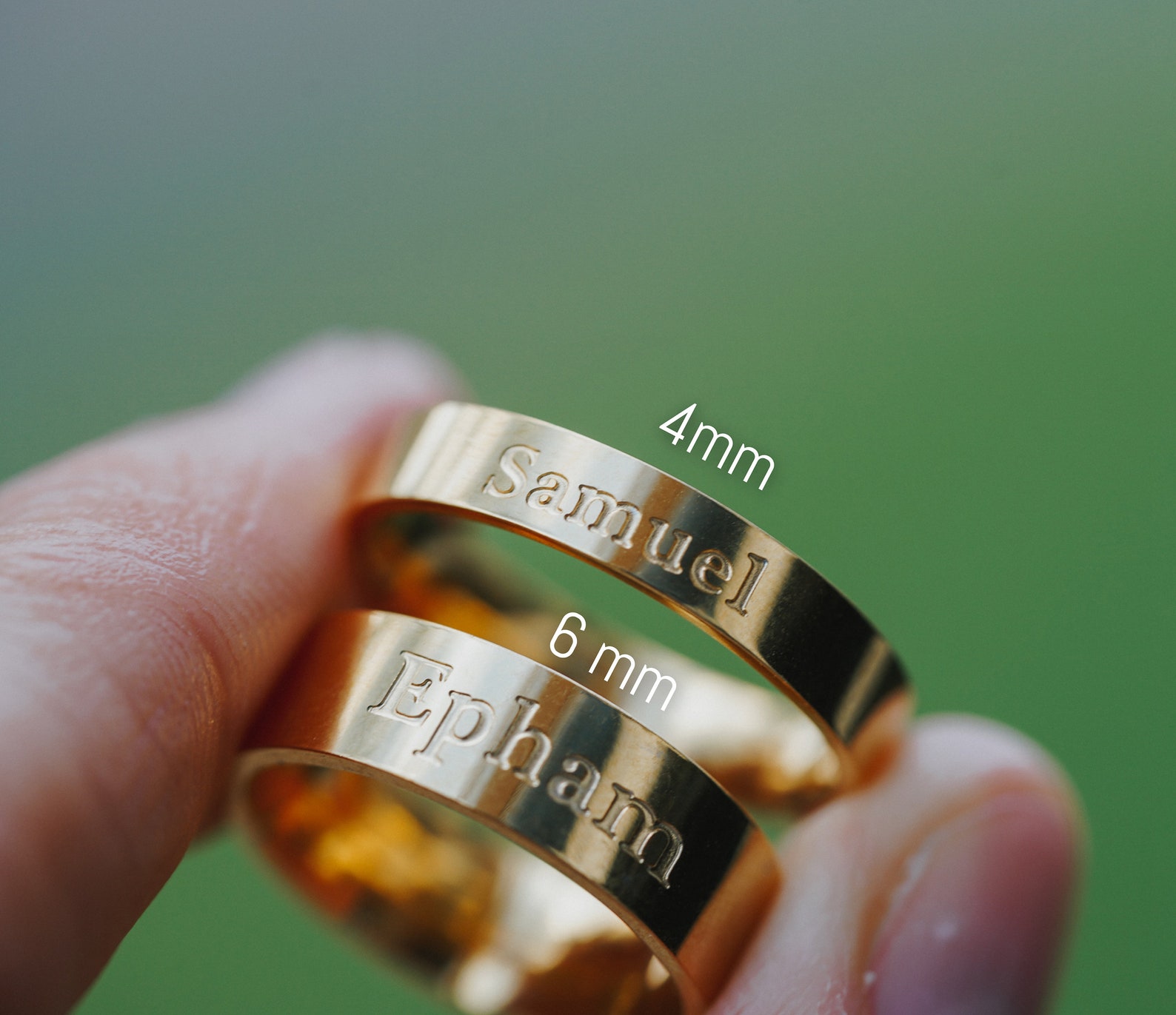 Custom Name Ring Engraved Ring Personalized Gift Custom - Etsy