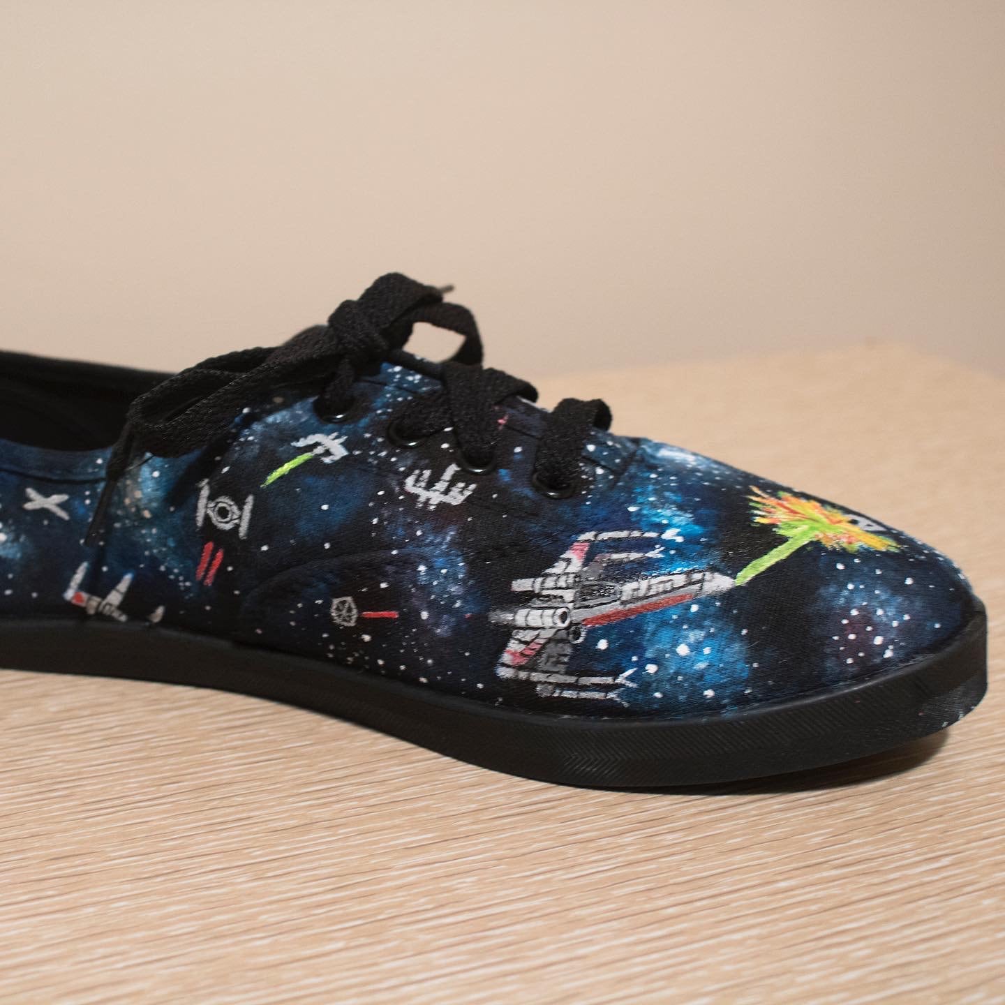 Hand Painted Star Wars Shoes - Etsy