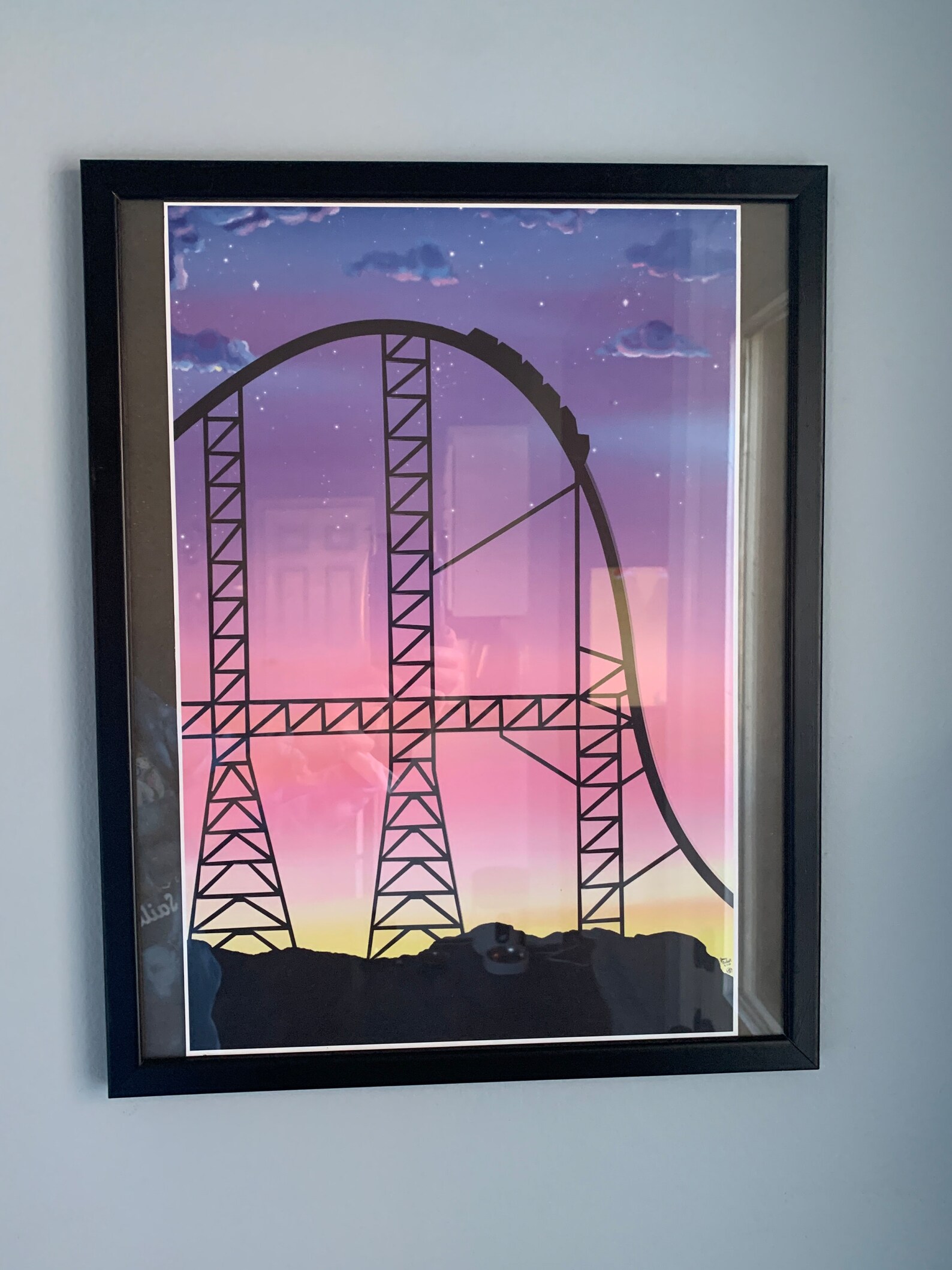 Millennium Force Sunset Print - Etsy