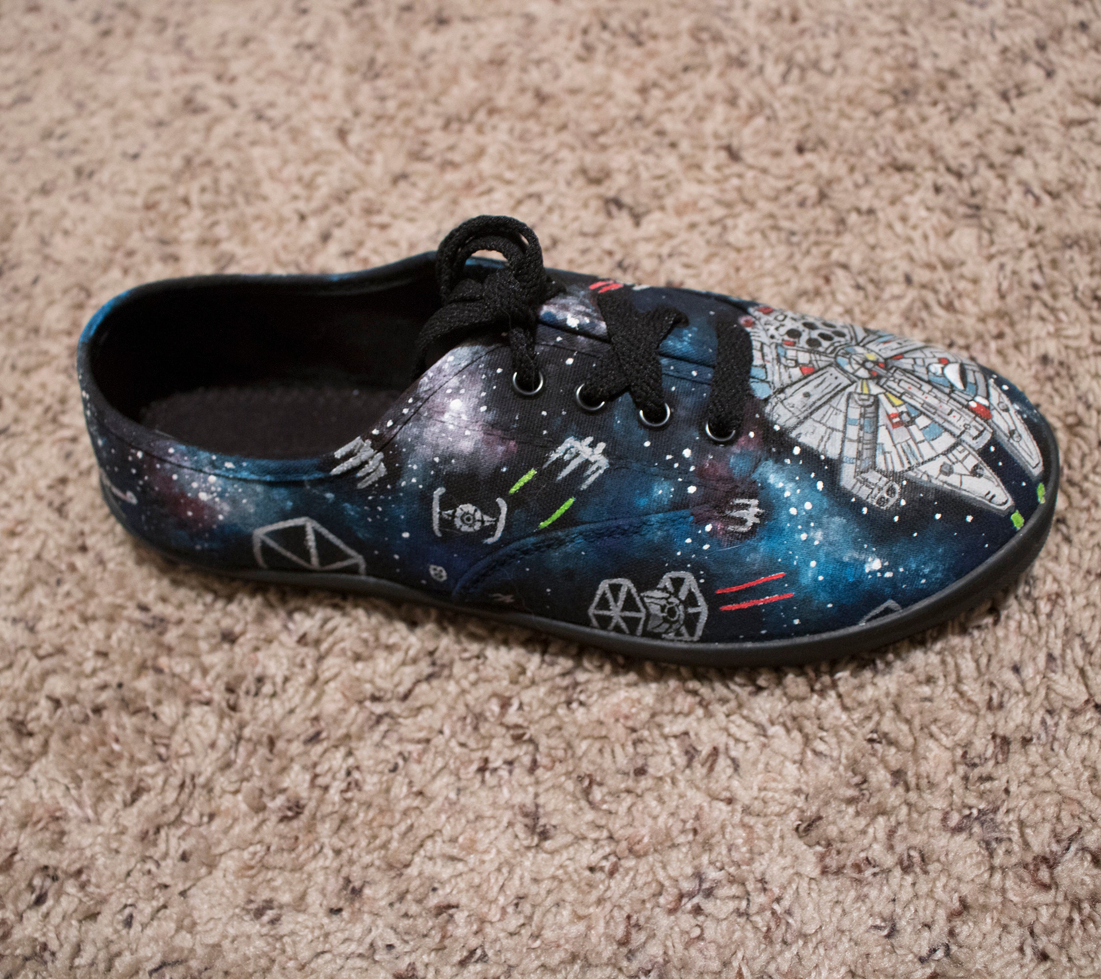 Hand Painted Star Wars Shoes - Etsy